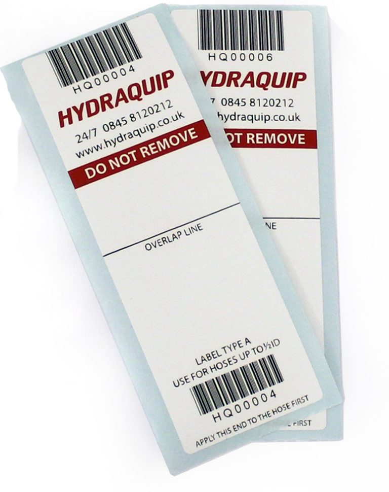 Barcoded Hose Tags - Hydraquip